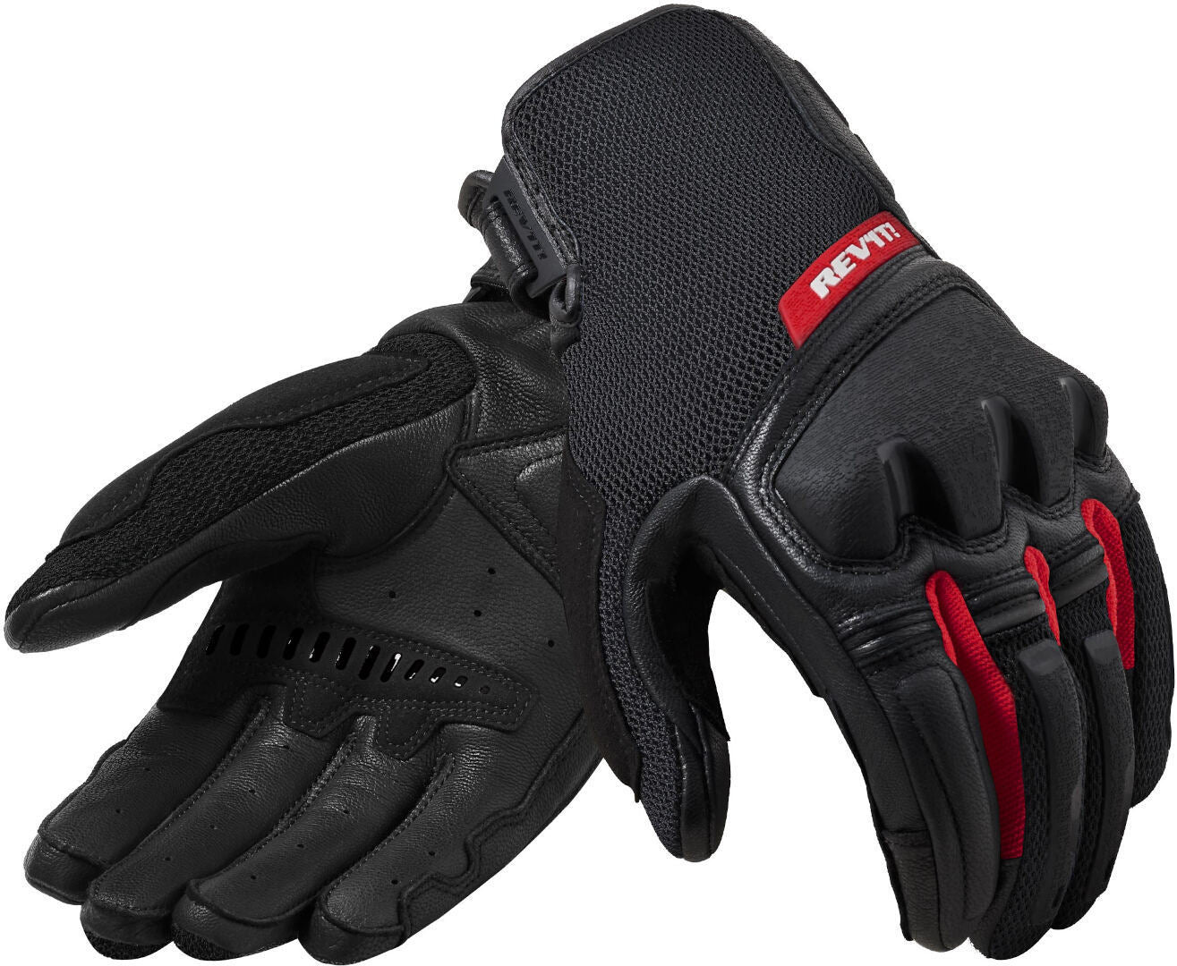 REVIT 手套 Duty Motorcycle Gloves Black/Red | 越野自由