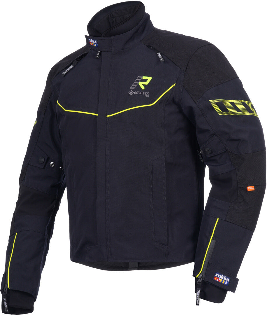 Rukka Armagate Motorcycle Textile Jacket Black/Yellow | 越野自由