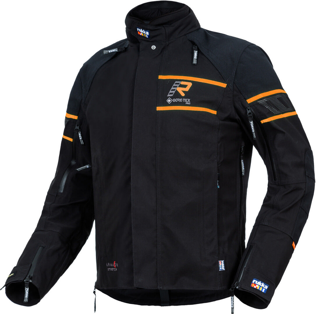 Rukka Raptor-R Motorcycle Textile Jacket Black/Orange | 越野自由