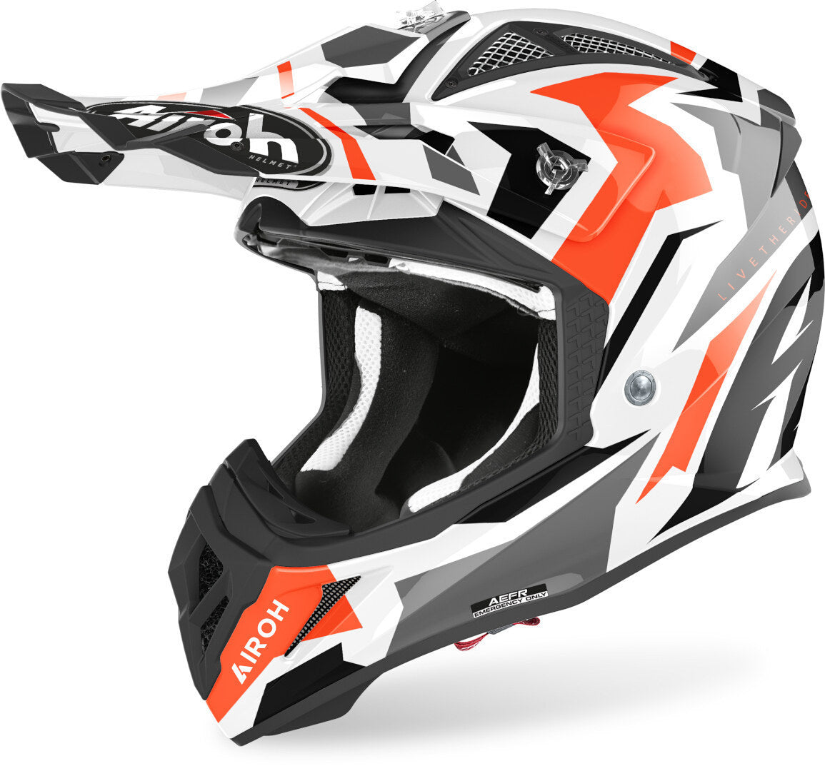 Airoh Aviator ACE Swoop Motocross Helmet Orange | 越野自由