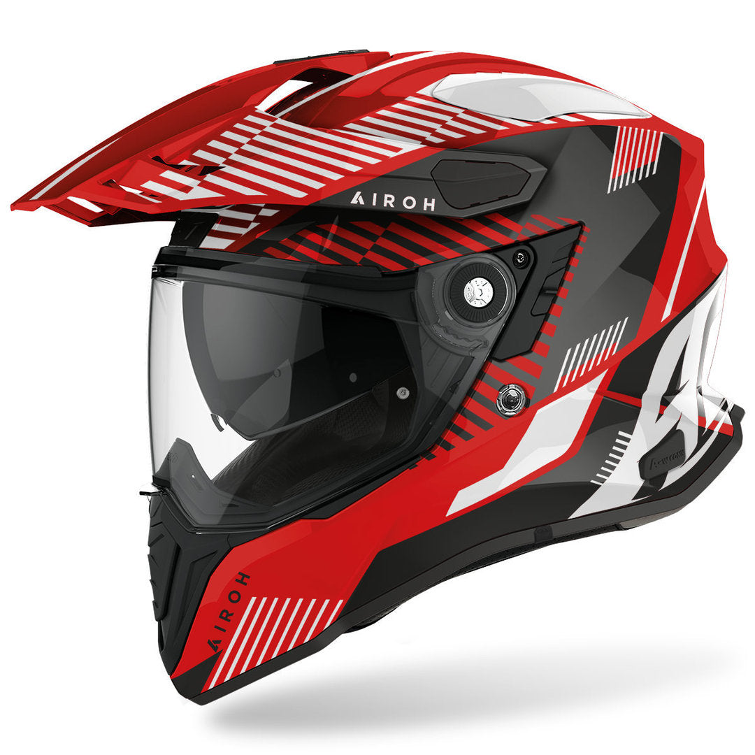 Airoh Commander Boost Motocross Helmet Red/Black/White | 越野自由
