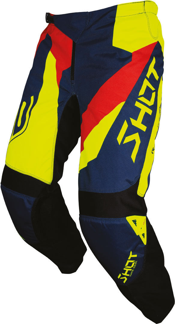 Shot Devo Alert Pants Blue/Yellow/Red | 越野自由