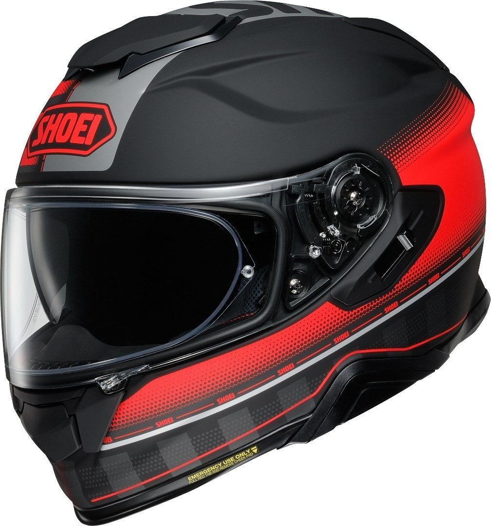 Shoei GT-Air 2 Tesseract Helmet Black Matt/Red | 越野自由