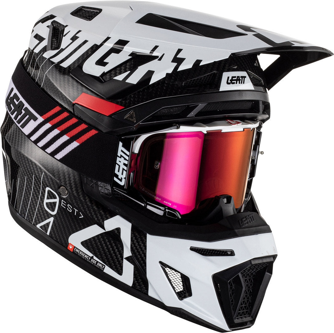 LEATT 头盔 9.5 Carbon Ghost Motocross Helmet with Goggles | 越野自由