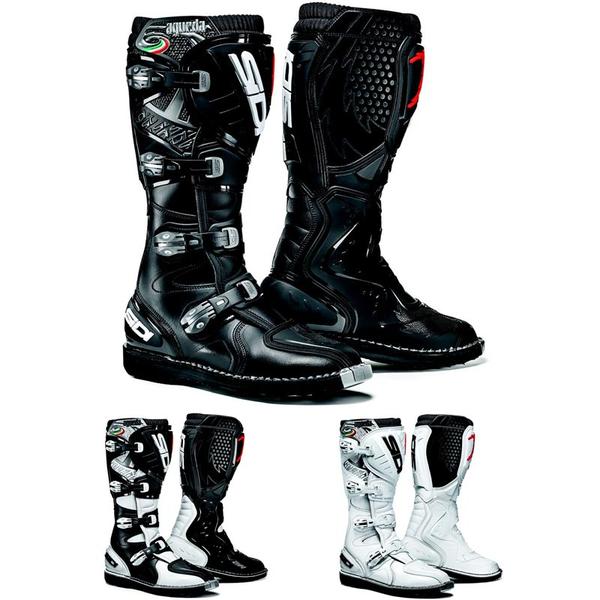 Sidi Agueda Motocross Boots Black/White | 越野自由